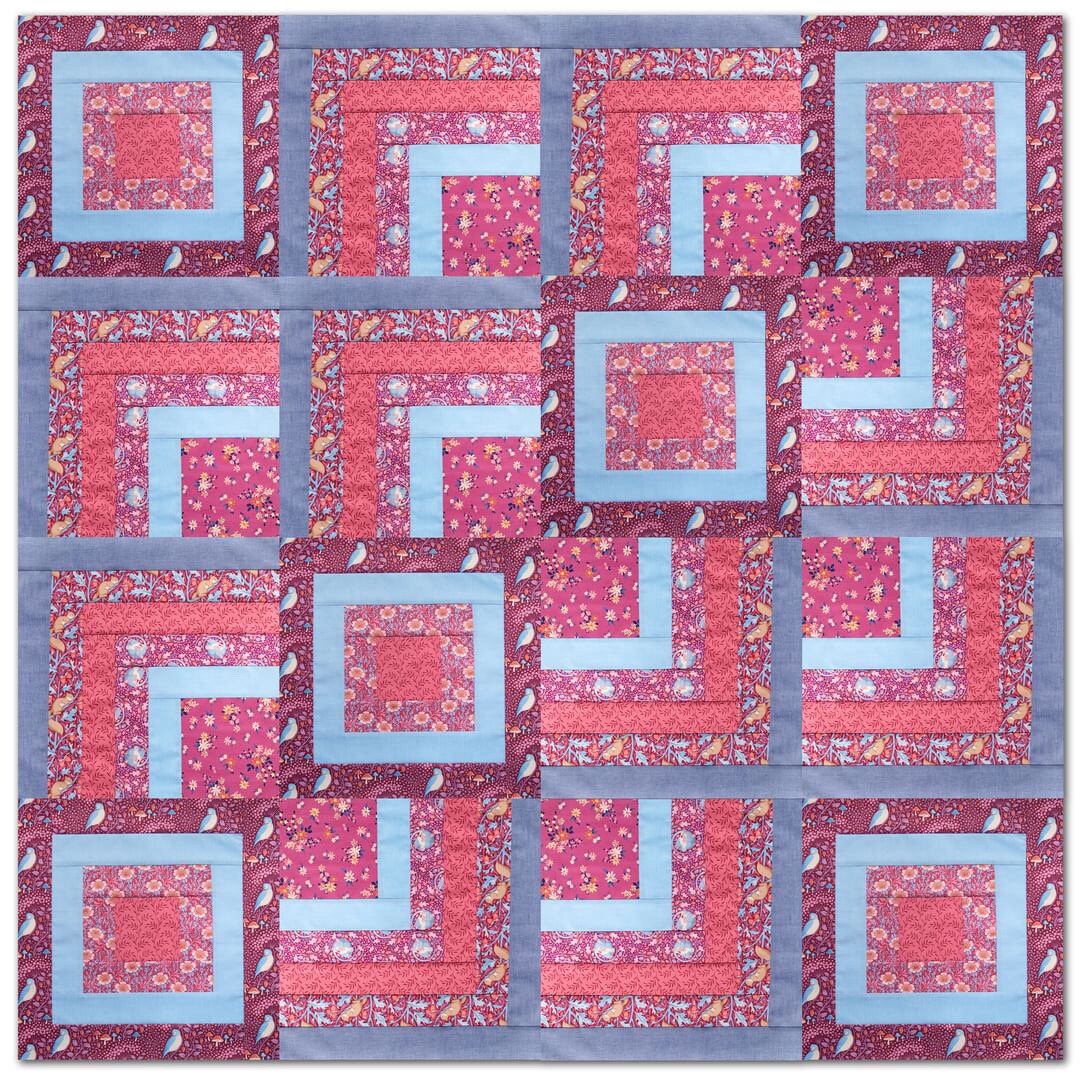 Sweet Stack Quilt Pattern - PDF Version - Beginner Friendly Strip Log ...