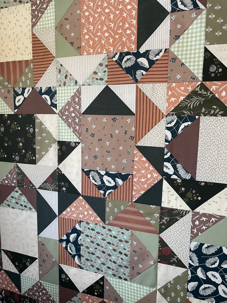 Cinnamon Spice Quilt Pattern PDF Pattern Beginner Pattern, Flying Geese ...