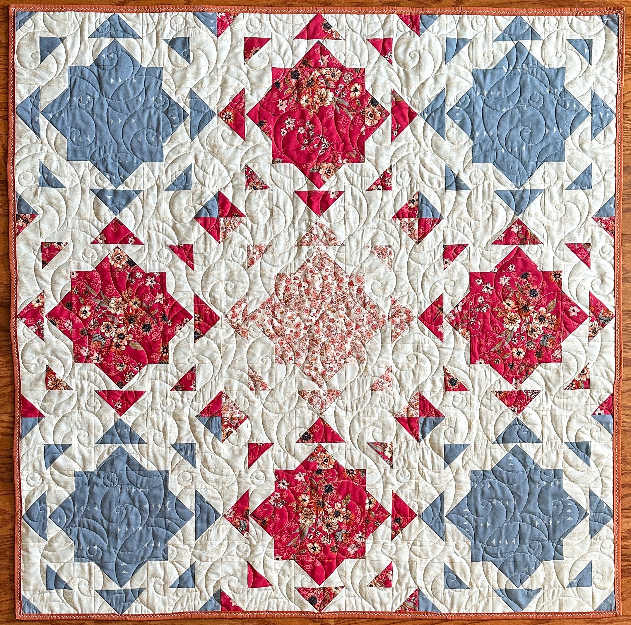 Water Colors Quilt Pattern PDF Version Published in APQ Magazine Flying ...