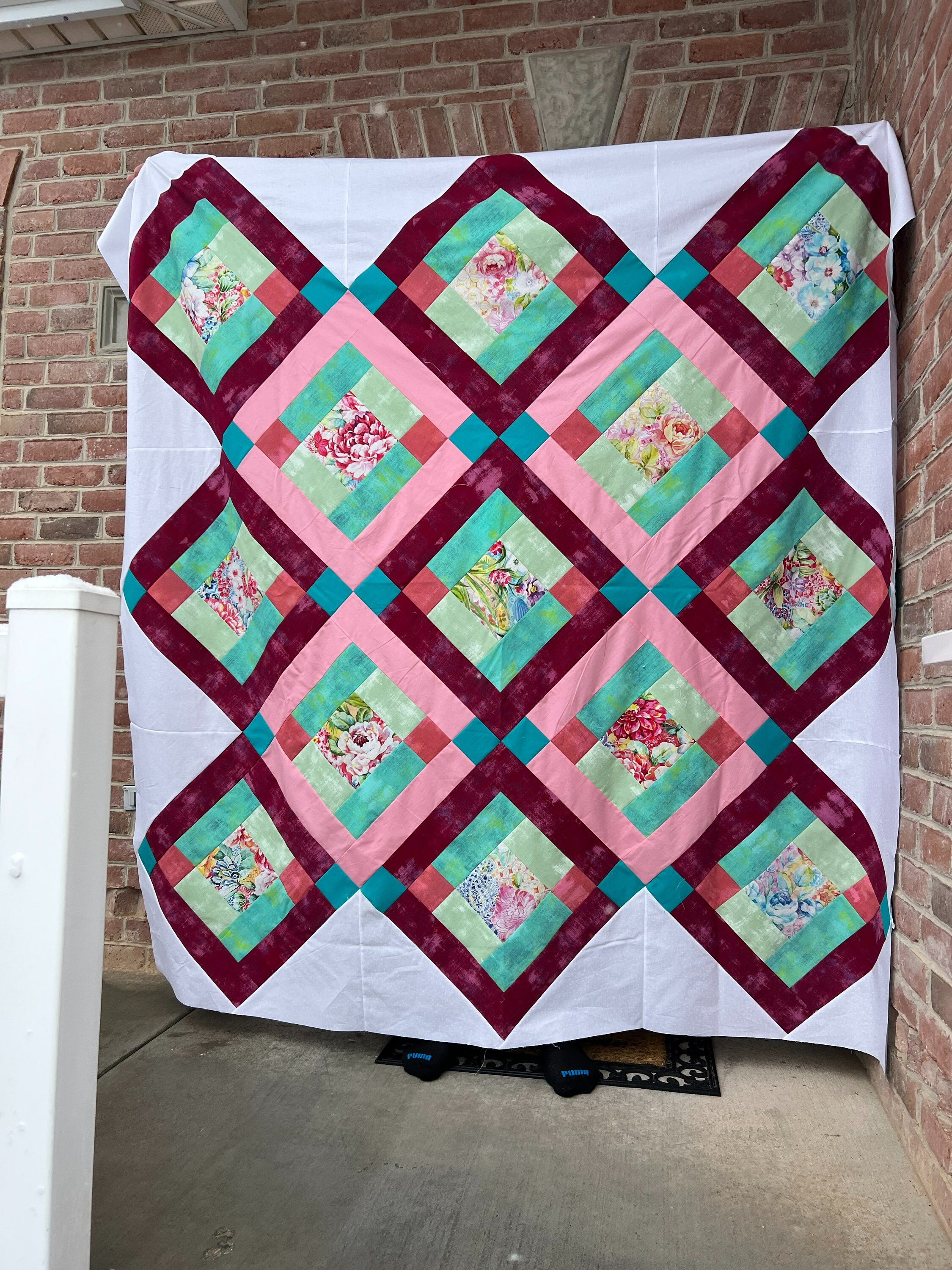 Summer Sherbet Quilt Pattern PDF Version Easy on Point Quilt Advanced ...