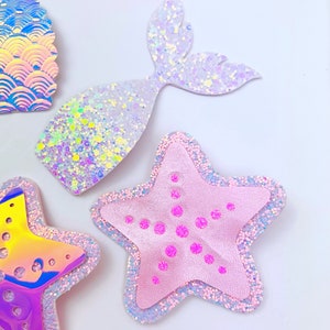 Mermaid Snap Clip SVG Bundle - Scalloped Snap Clip SVG, PDF - Digital ...