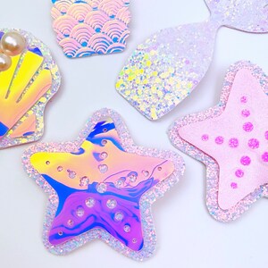 Mermaid Snap Clip SVG Bundle - Scalloped Snap Clip SVG, PDF - Digital ...