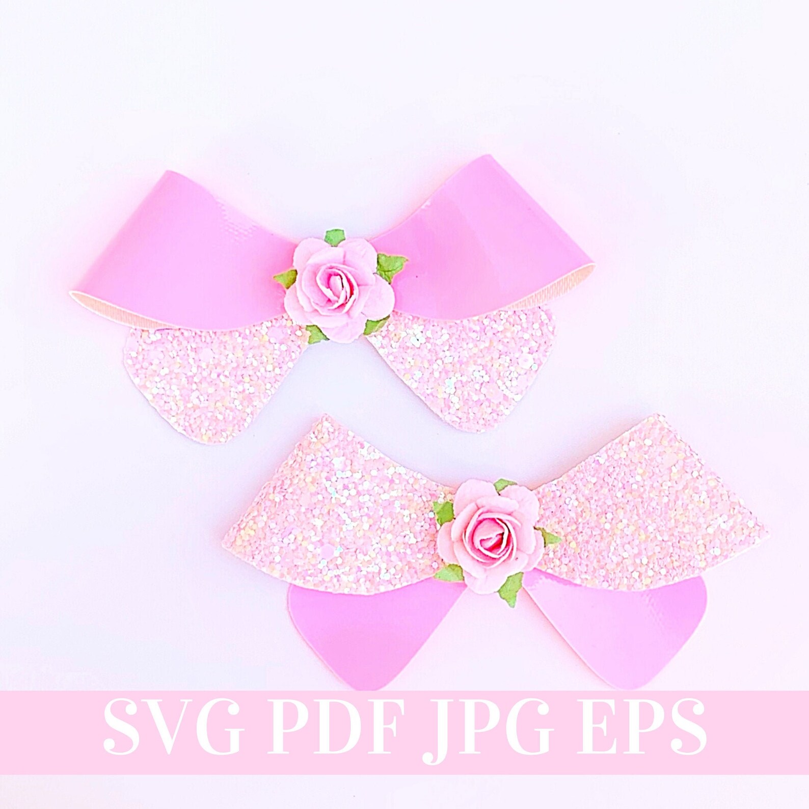 Beau Bow Template SVG - Hair Bow SVG, PDF - Digital Template - Hair Bow ...