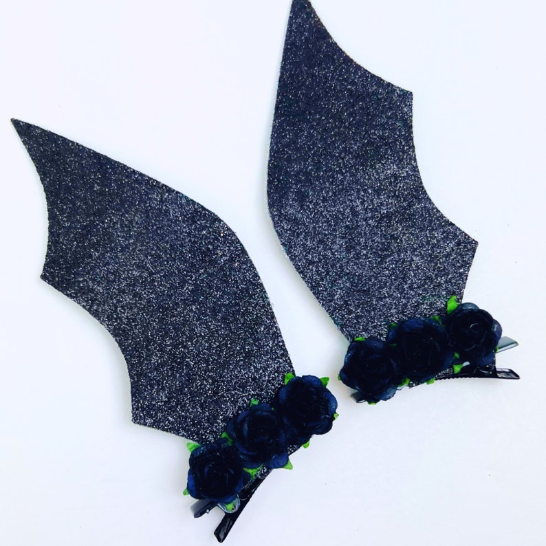Bat Wings Hair Clips SVG - Halloween Hair Clip SVG, PDF - Digital ...