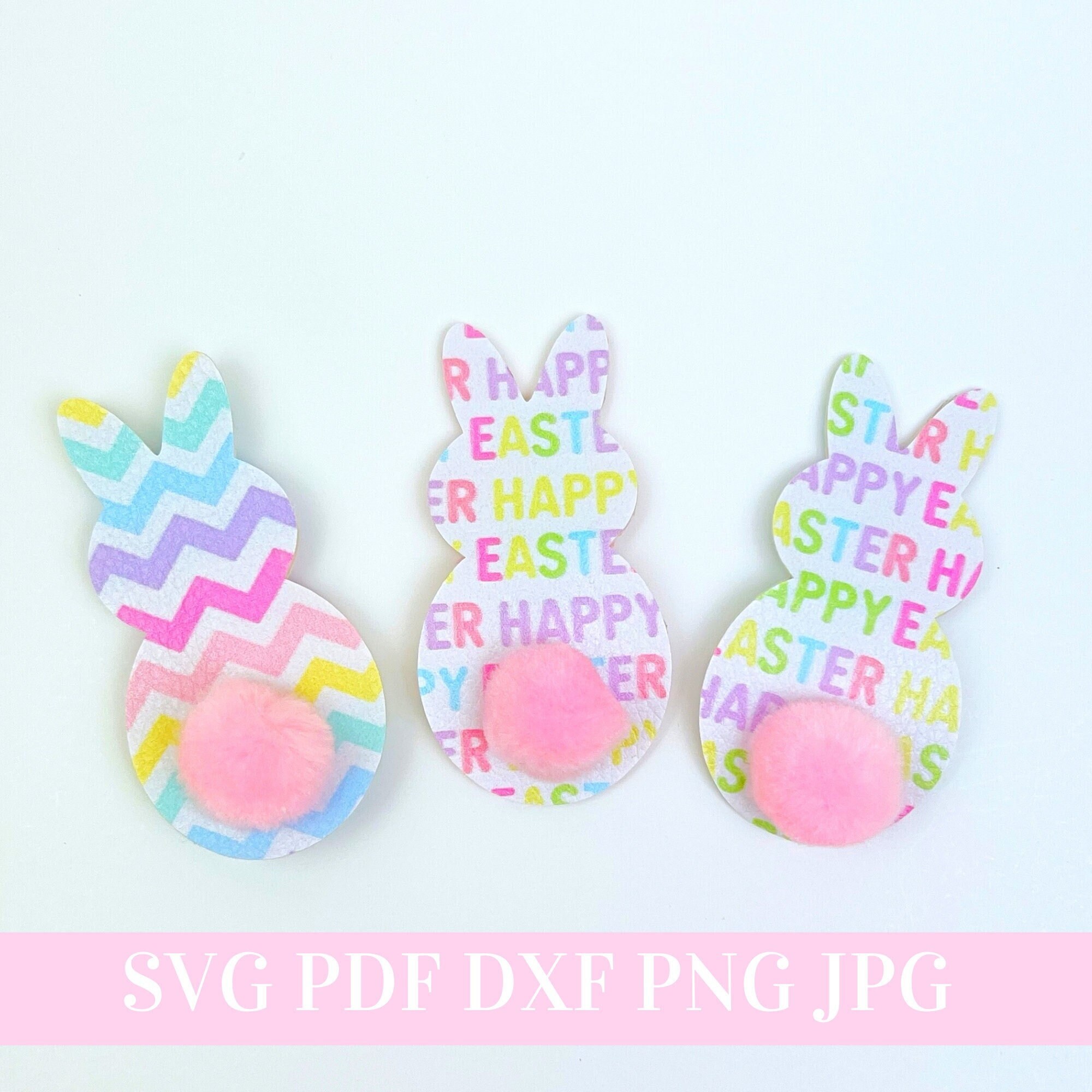 Easter Bunny Snap Clip SVG Template Easter Snap Clip SVG - Etsy