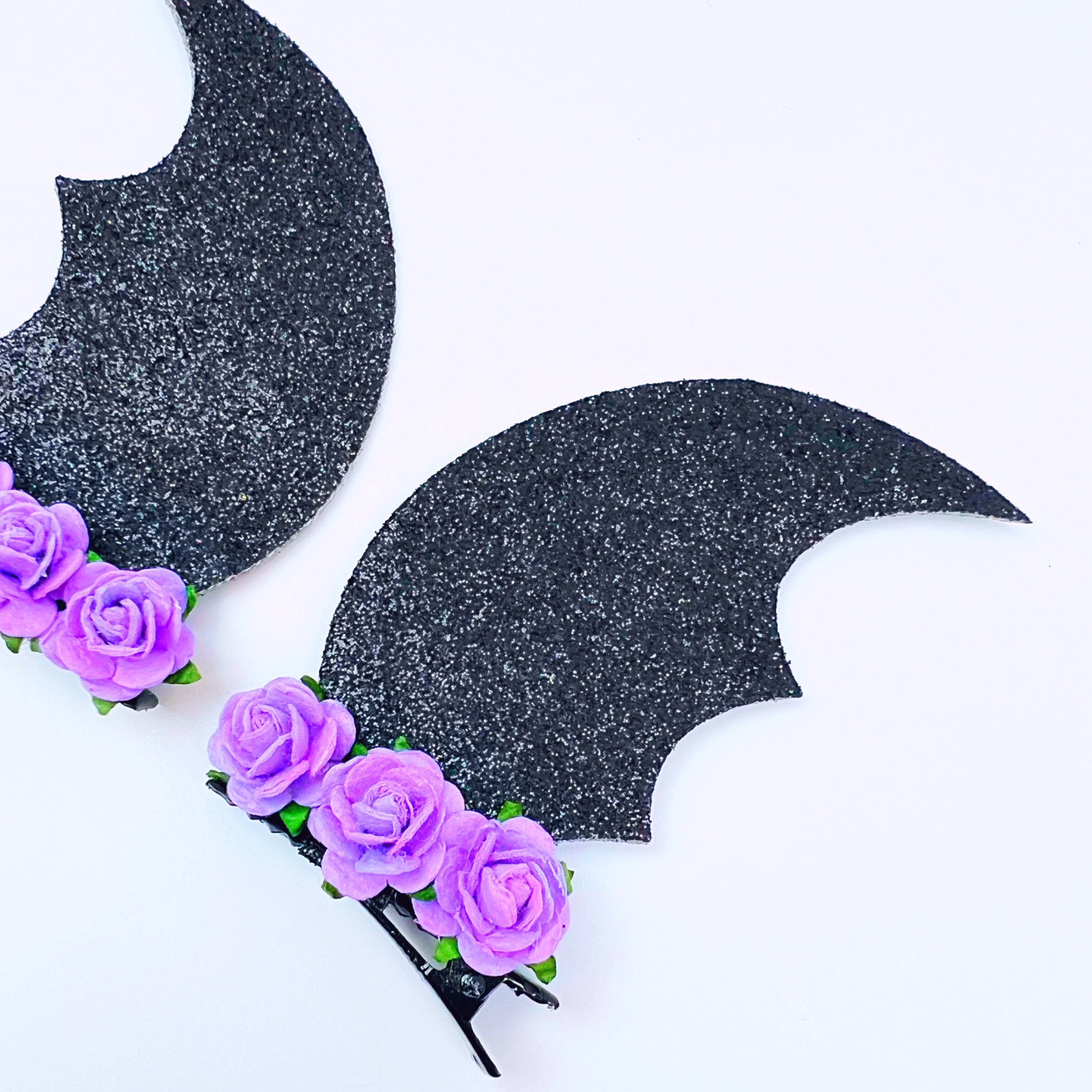 Bat Wings Hair Clips SVG - Halloween Hair Clip SVG, PDF - Digital ...