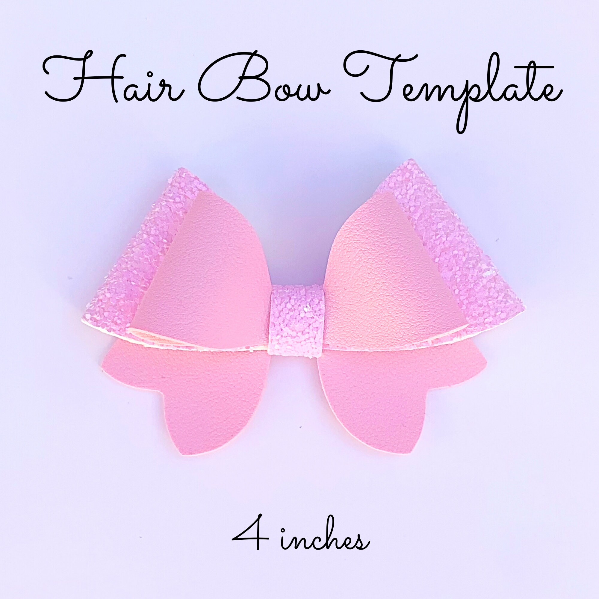 Hair Bow Template SVG - Hair Bow SVG, PDF - Digital Template - Hair Bow ...