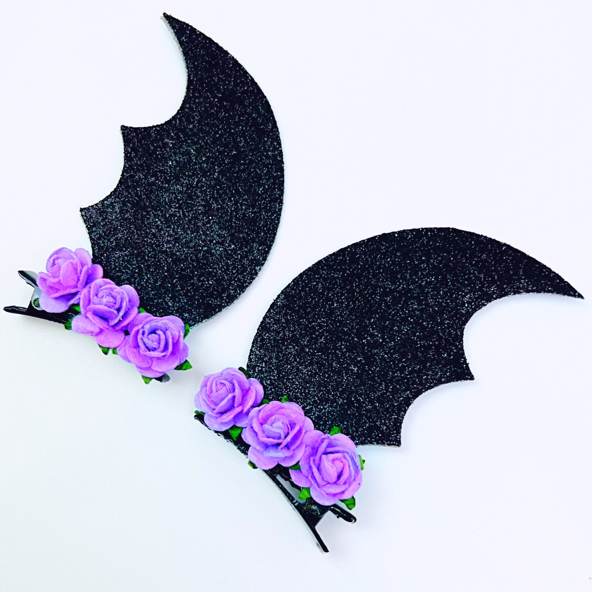 Bat Wings Hair Clips SVG - Halloween Hair Clip SVG, PDF - Digital ...