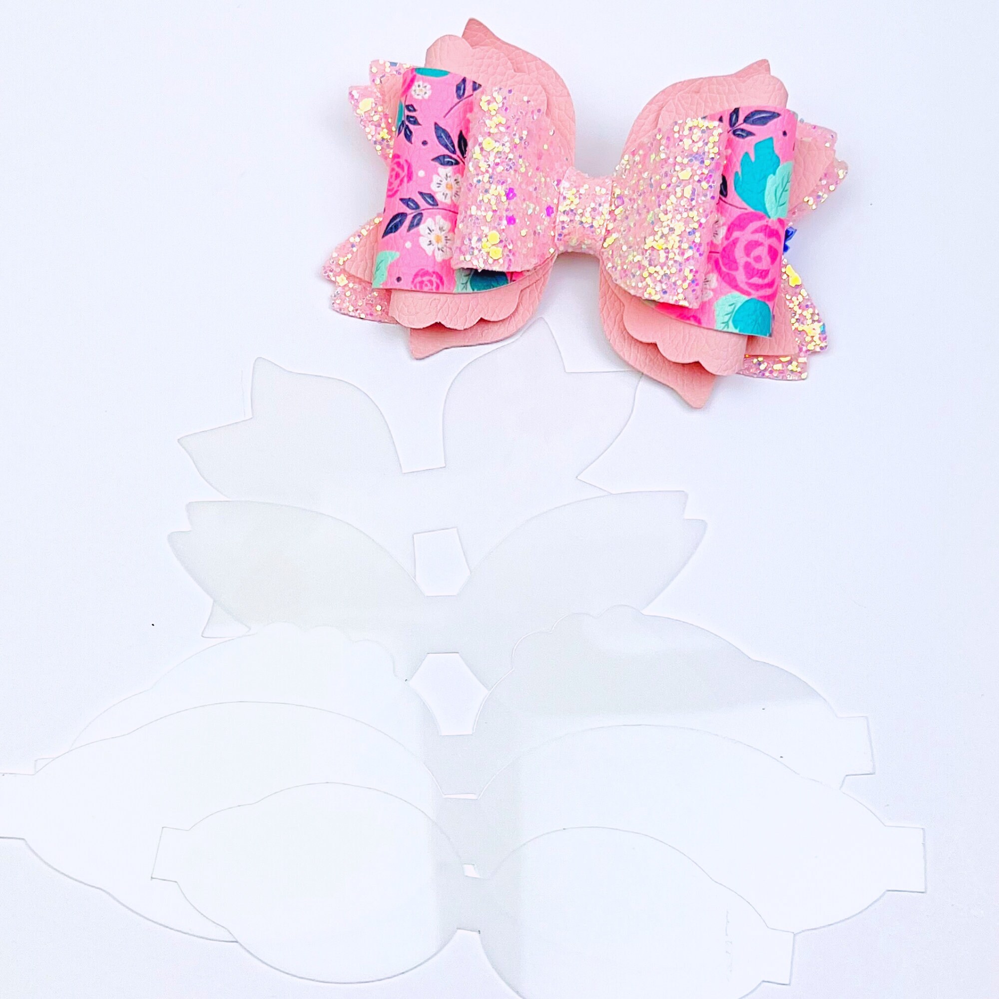 Plastic Hair Bow Template 5 Sizes Hair Bow Template Hair - Etsy