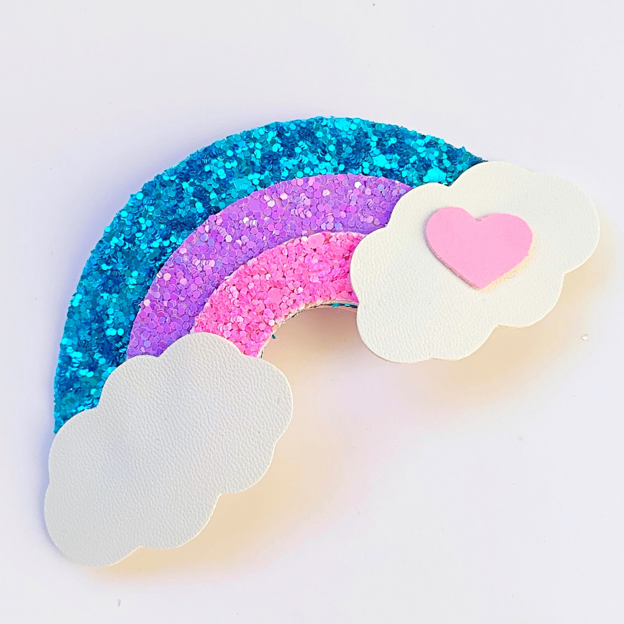Rainbow Snap Clip SVG Template Rainbow Hair Clip SVG PDF - Etsy