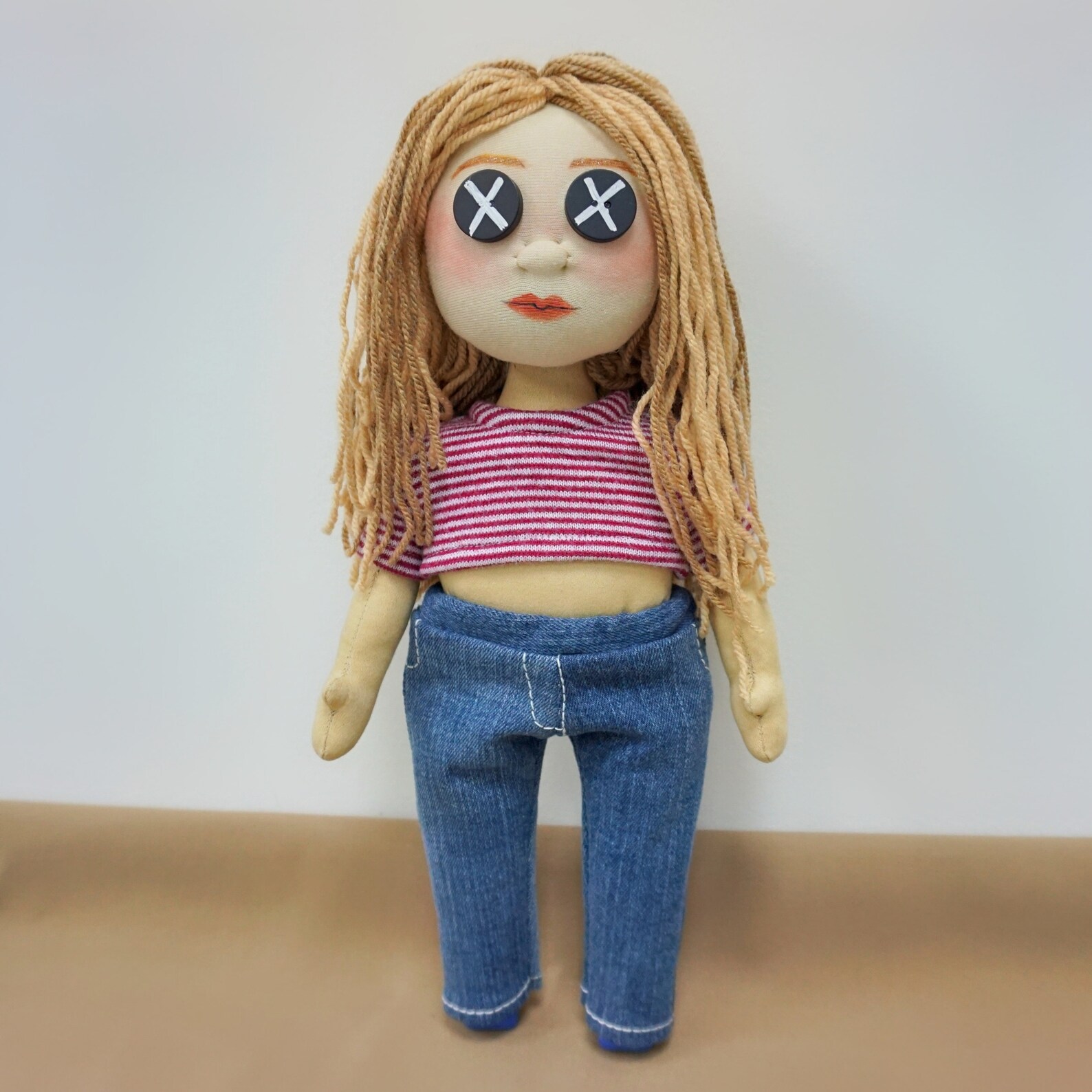 Emo Doll Custom Doll Goth Doll Creepy Cute Doll Monster Etsy
