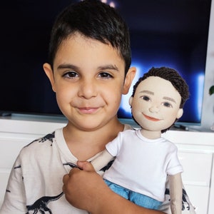 Handmade Look-alike Doll of Brother Personalized Doll From - Etsy