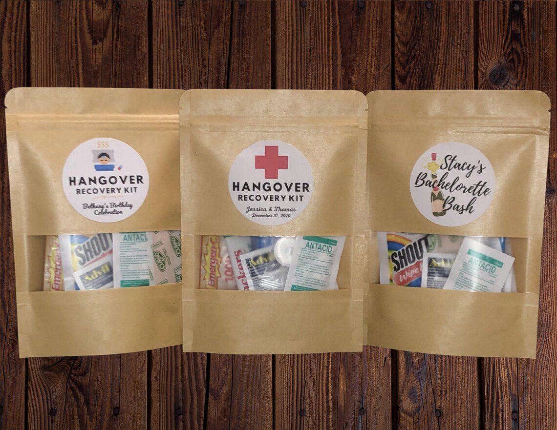 BULK Complete Hangover Recovery Kit With Supplies for - Etsy