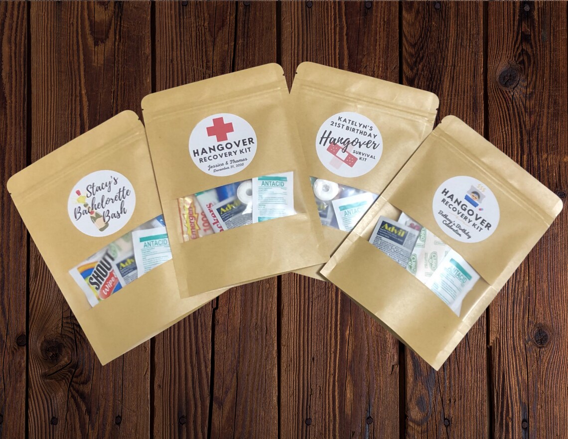 BULK Complete Hangover Recovery Kit With Supplies for - Etsy
