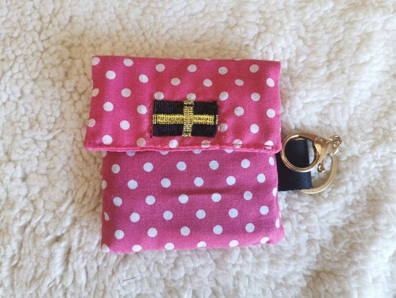 Pink Polka Dog Poo Bag Holder | Etsy