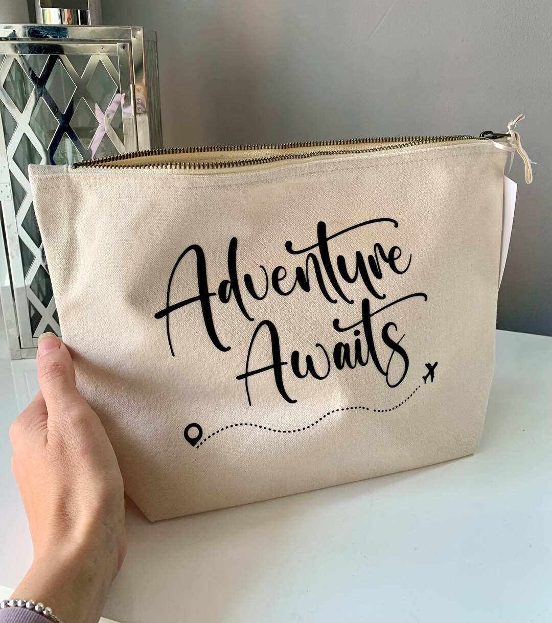 Personalised Travel Bag Gift With Hidden Message | Travel Document ...