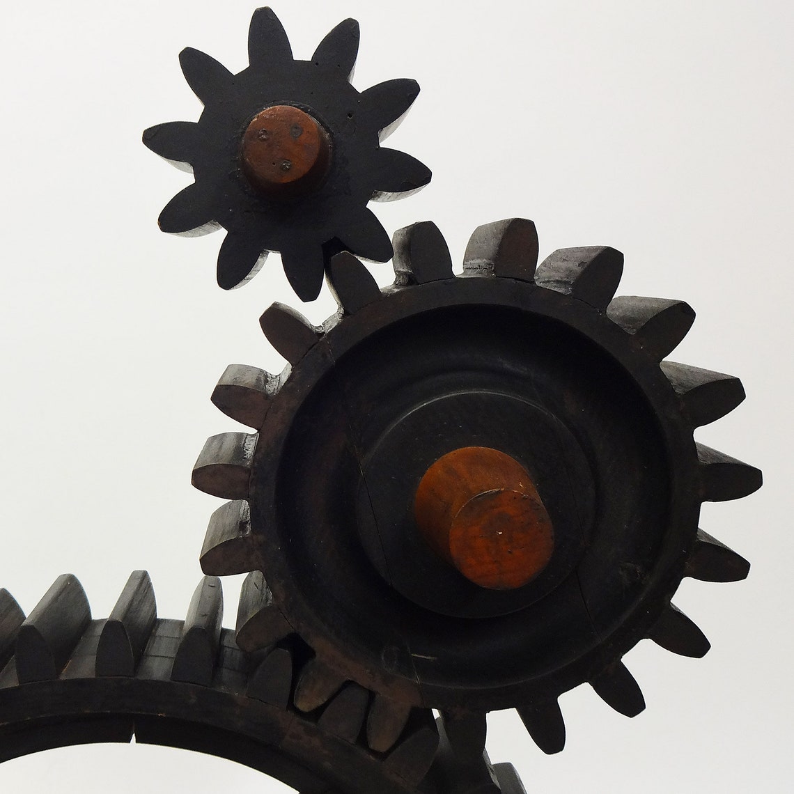 Gear Train Wooden Gear Patterns Table Sculpture - Etsy