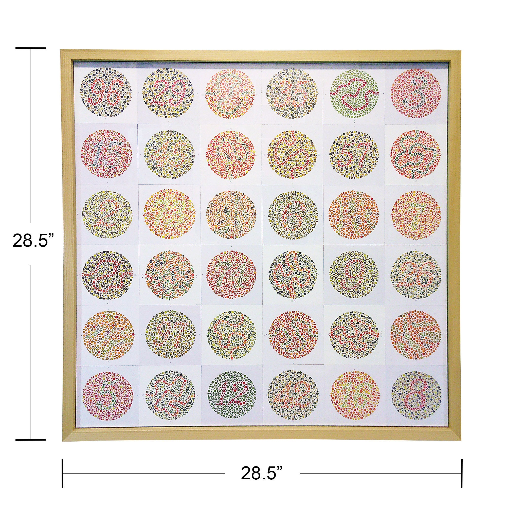 Ishihara Japanese Color Blindness Test Cards Wall Art - Etsy