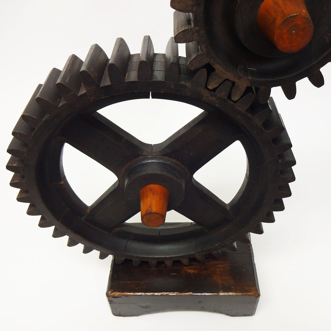 Gear Train Wooden Gear Patterns Table Sculpture - Etsy