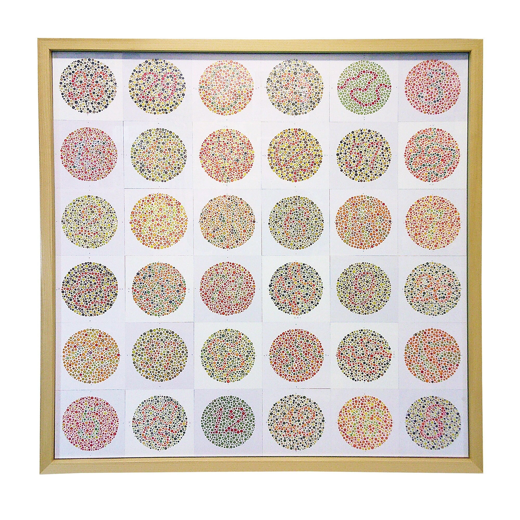 Ishihara Japanese Color Blindness Test Cards Wall Art - Etsy