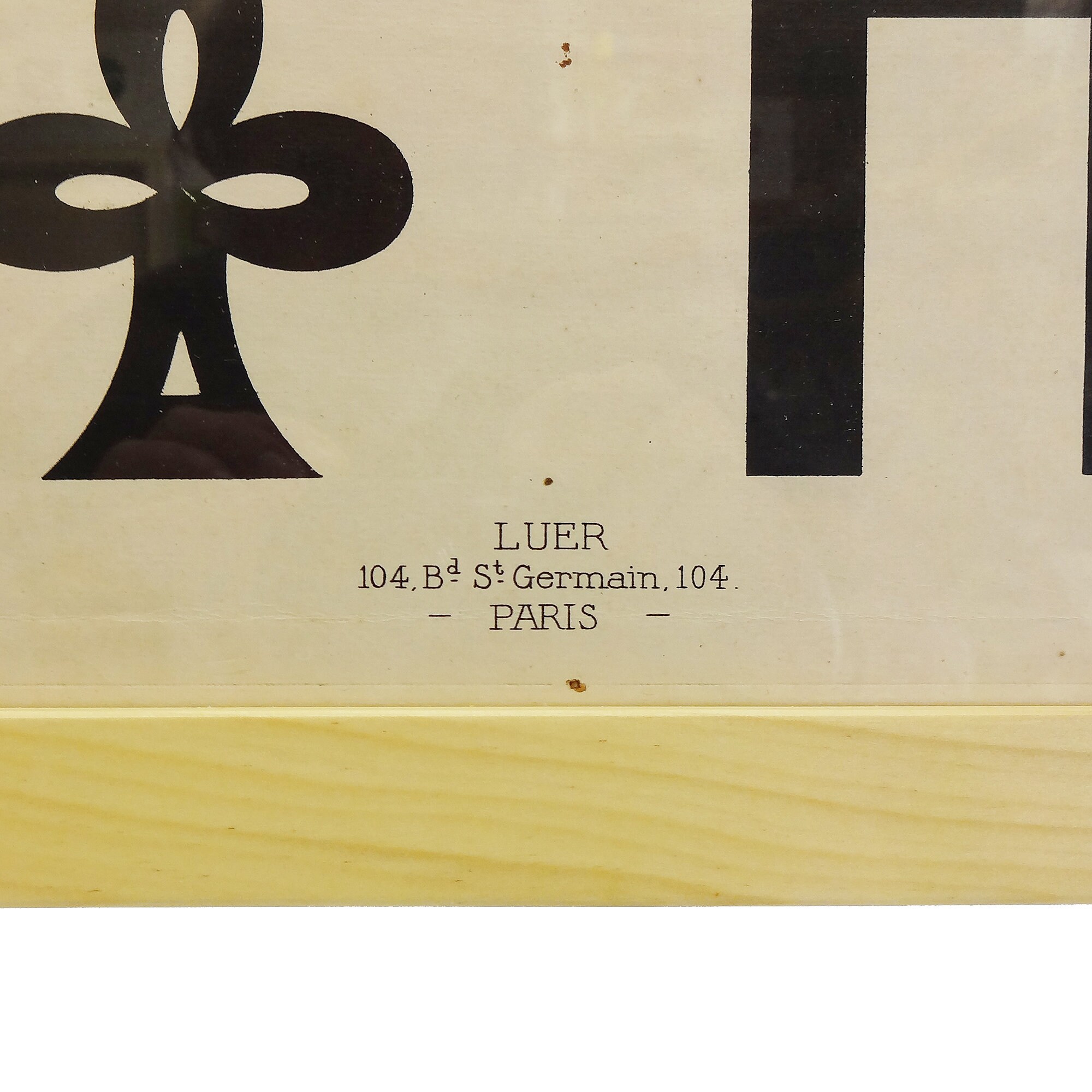 Original Antique French Eye Chart for Illiterates - Etsy