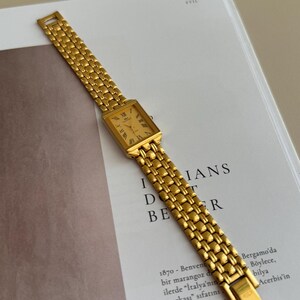Ladies Vintage Gold Plated Watch, 90s Womens Deadstock Vintage Watch ...