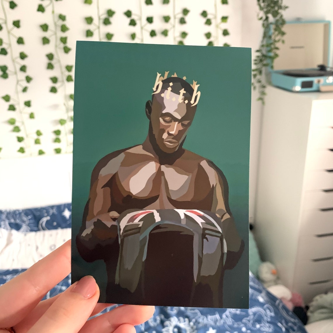 Stormzy Digitally Drawn Minimalist Print Stormzy Hith Poster Etsy