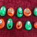 Monster Tic Tac Toe Painted Rocks Game - Etsy UK