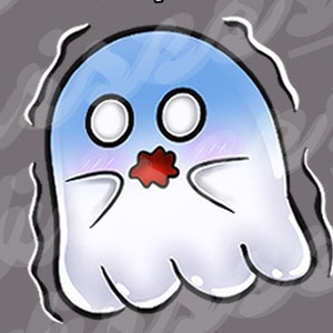 Twitch Ghost Emote Pack 2 BONUS Badges | 6 Ready to Use Emotes ...