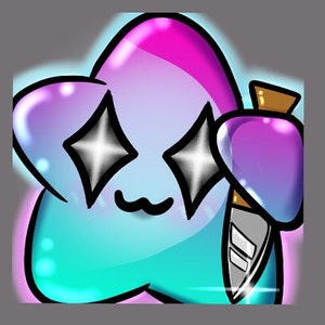 6 Twitch Star Emotes Rainbow Bundle Pack 2 | Instant Download | Twitch ...