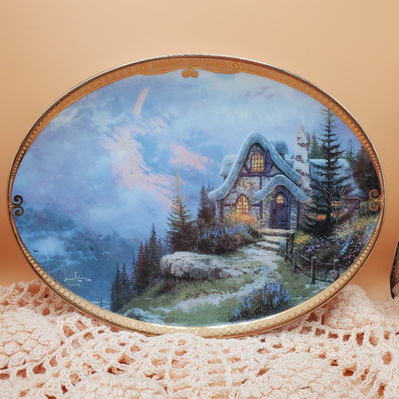 Vintage Thomas Kinkade Collector's Plate 4th Issue in Scene's of ...