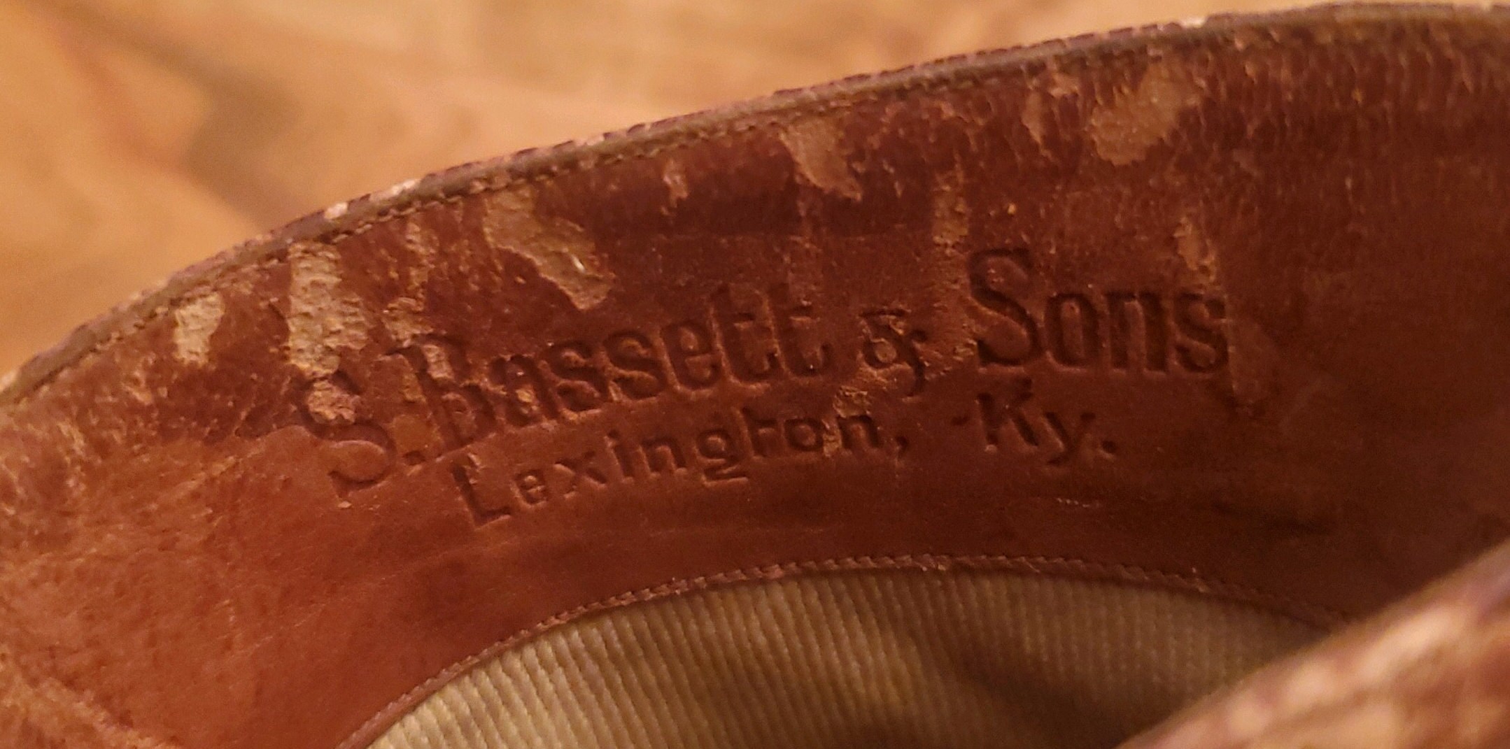 Ladies Antique Leather Boots High Top Button Shoes S. Bassett and Sons ...