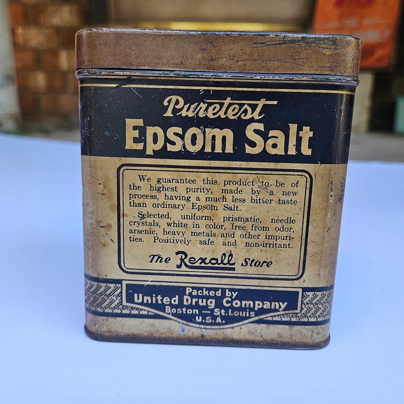 Epsom Salt Tin - Etsy