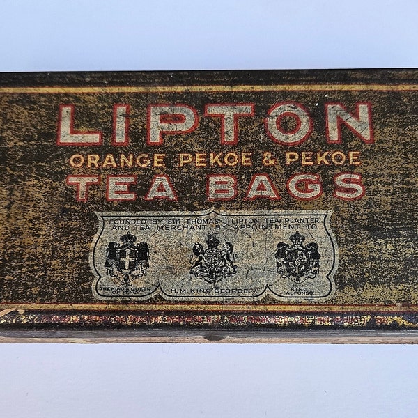 Lipton Tea Tin - Etsy