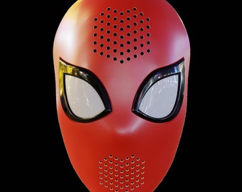 Spider Man Half Mask - Etsy