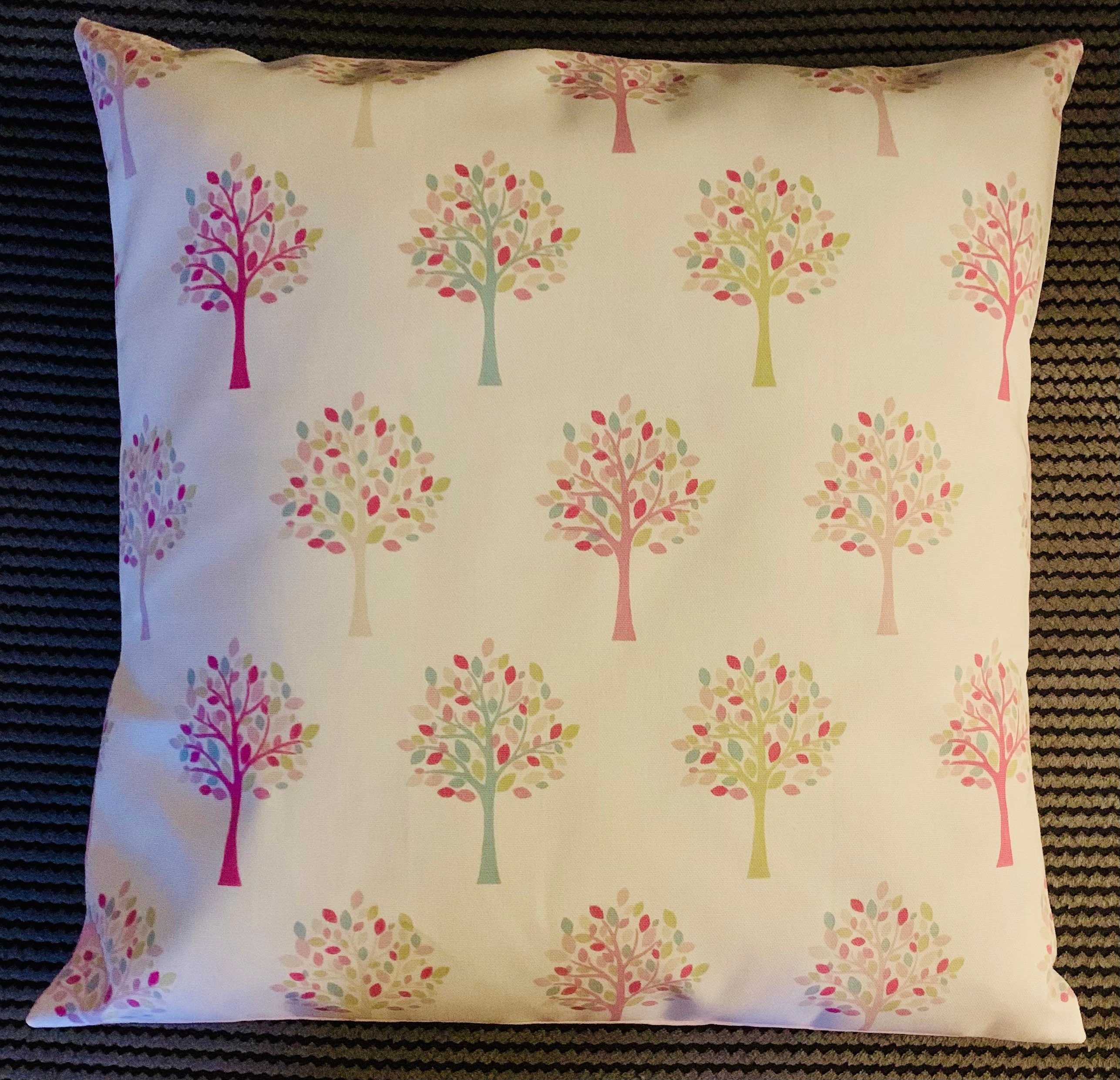 Handmade Fryetts Mulberry Tree Fabric Cushion Cover - Etsy UK