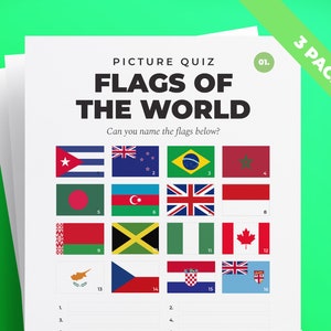 Flags of the World | Flag Quiz Part Three | Learn World Flags ...