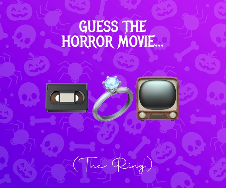 Halloween Quiz | Powerpoint Quiz Fun | Virtual Quiz | Emoji Pictionary ...