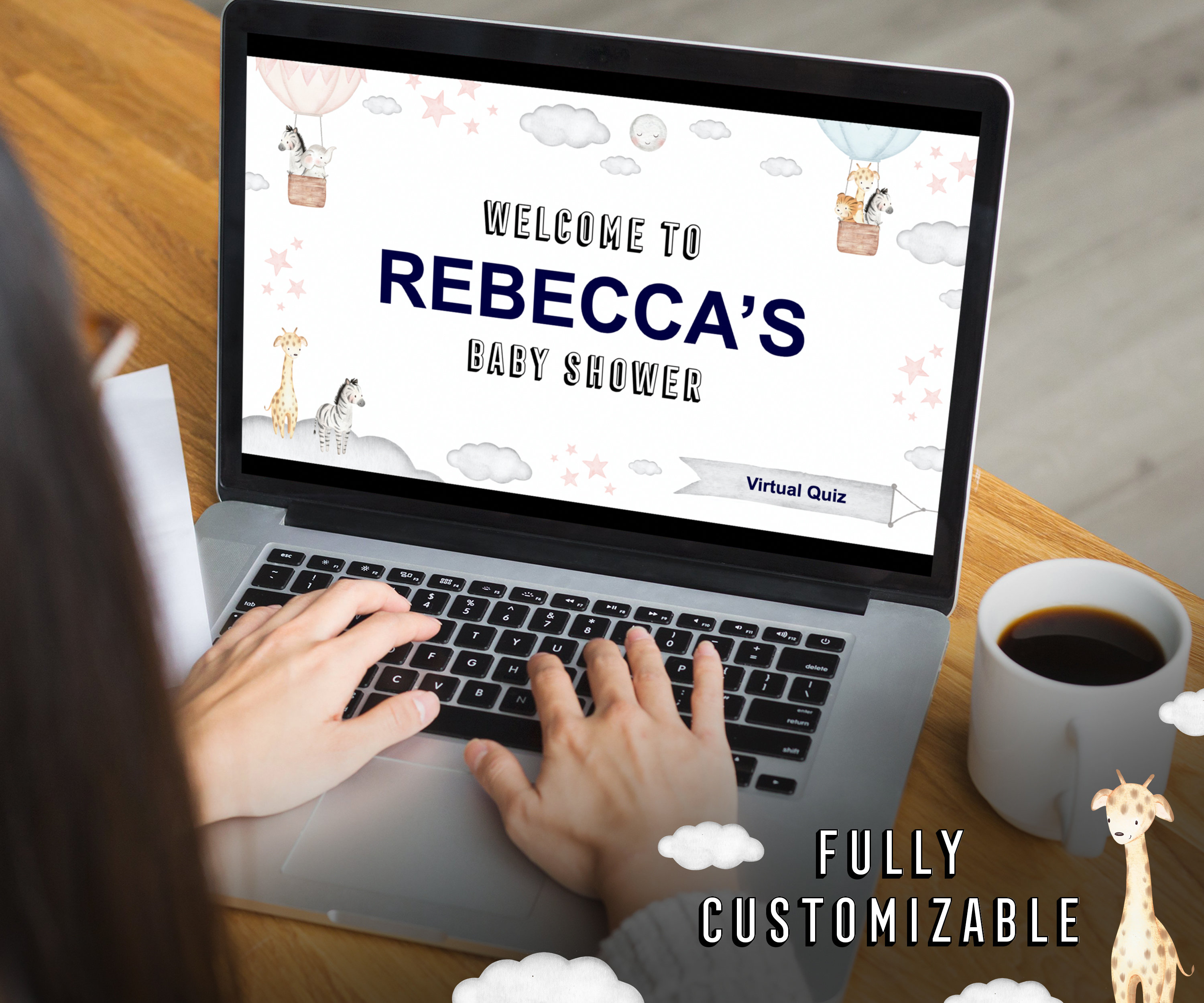 Virtual Baby Shower Powerpoint Game | Baby Shower Quiz | Distance Baby ...