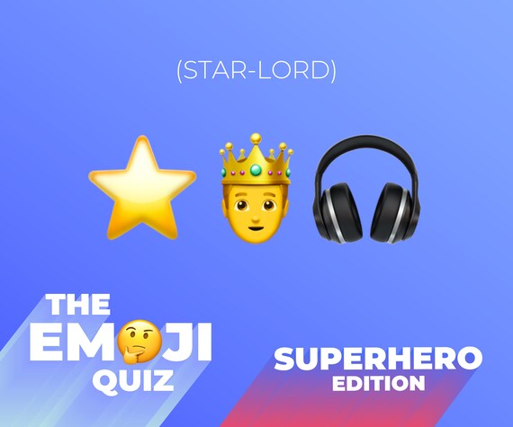 Guess The Superhero Emoji Quiz
