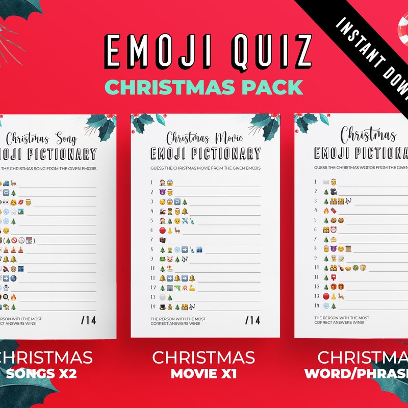 Emoji Christmas Songs - Etsy