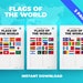 Flags of the World Flag Quiz Learn World Flags Educational Fun ...