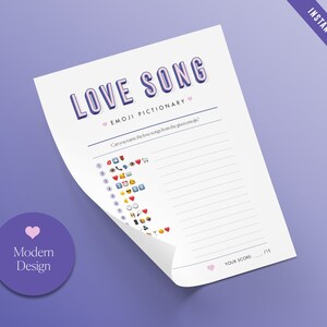 Clean Bachelorette, Love Song Emoji Pictionary Game, Clean Bridal ...