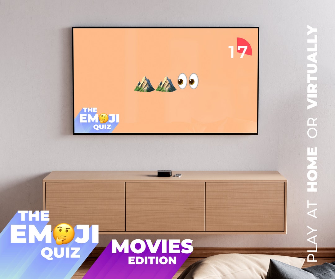 The Emoji Quiz Movies Edition | Powerpoint Quiz Presentation | Virtual ...