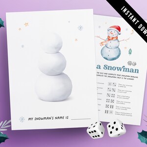Roll a Christmas Bundle Dice Game | Roll a Snowman | Roll Santa | Roll ...