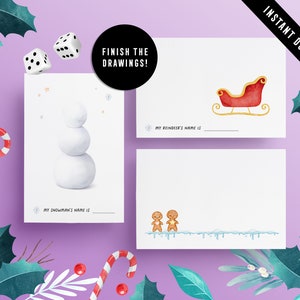 Roll a Christmas Bundle Dice Game | Roll a Snowman | Roll Santa | Roll ...