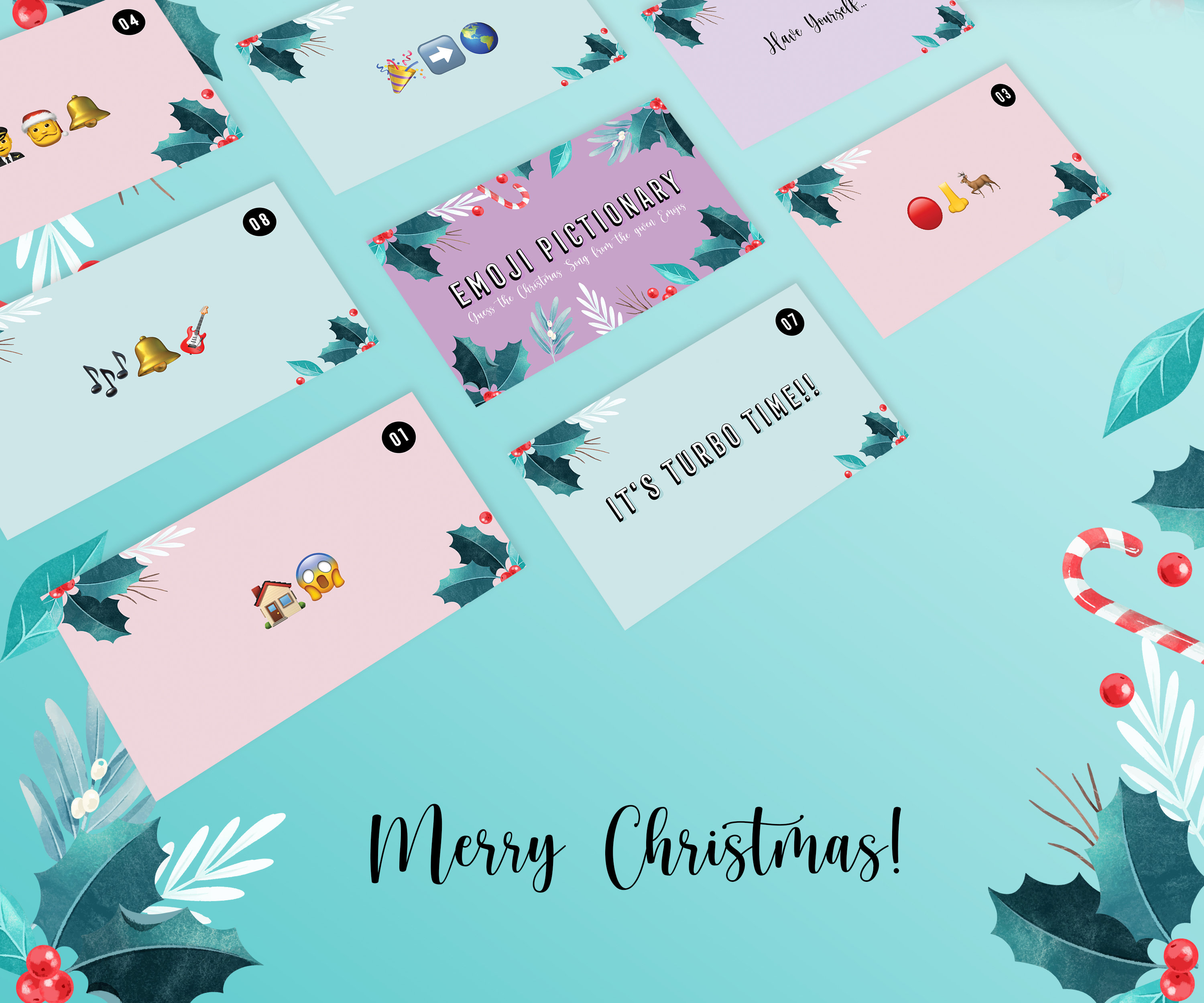 Christmas Quiz Powerpoint Quiz Fun Virtual Quiz Emoji - Etsy UK