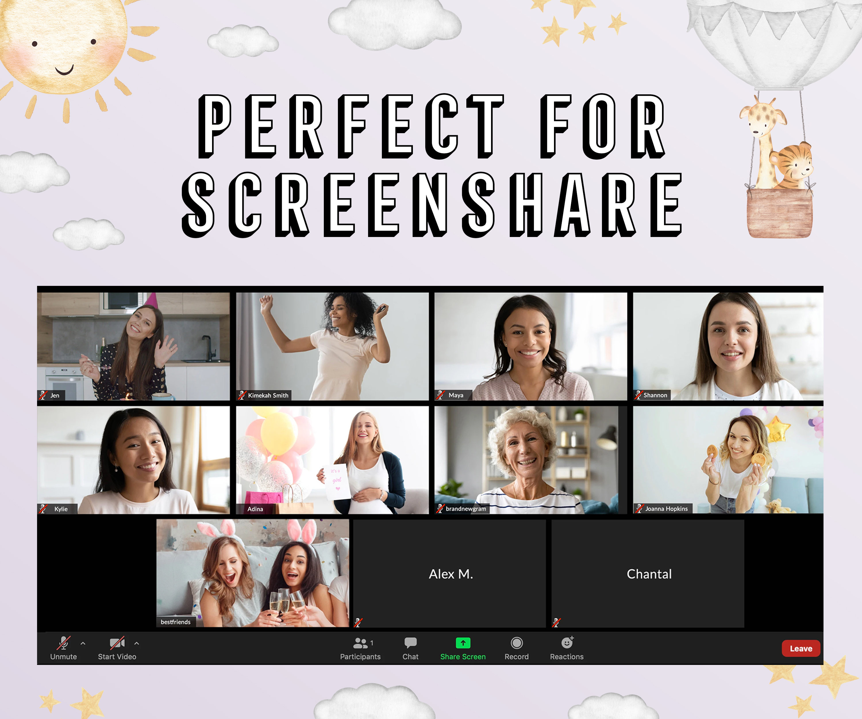 Virtual Baby Shower Powerpoint Game | Baby Shower Quiz | Distance Baby ...