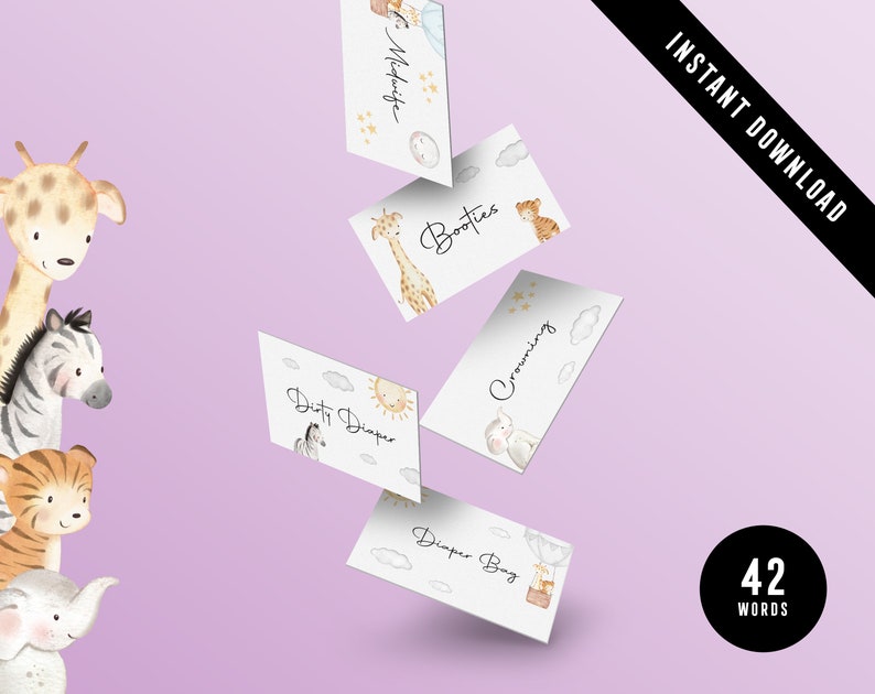 3 Pack Baby Shower Printable Three Pack Baby Shower - Etsy