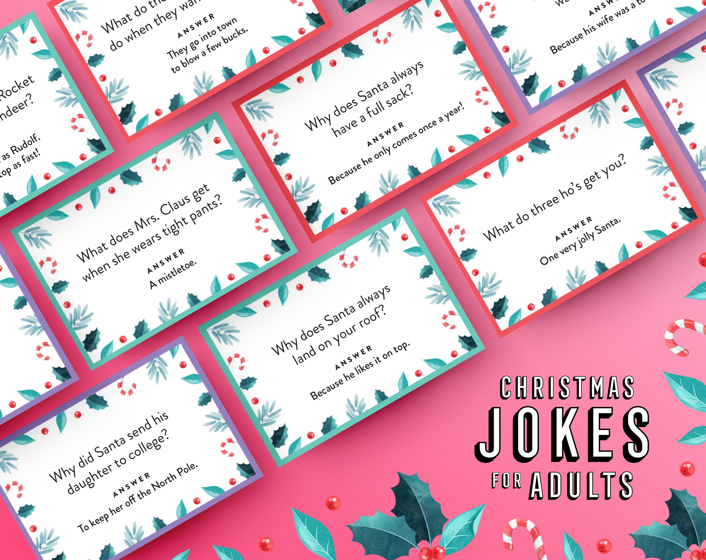 Adults Only Christmas Cracker Jokes | Rude Christmas Jokes | Adult ...